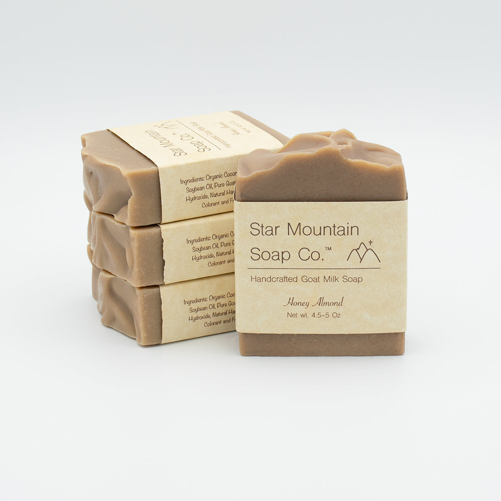 Honey Almond Goat Milk Soap - Star Mountain Soap Co.